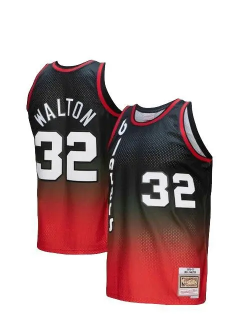 Mitchell & Ness Bill Walton Portland Trail Blazers 1976/77 Hardwood Classics Swingman Jersey - Red