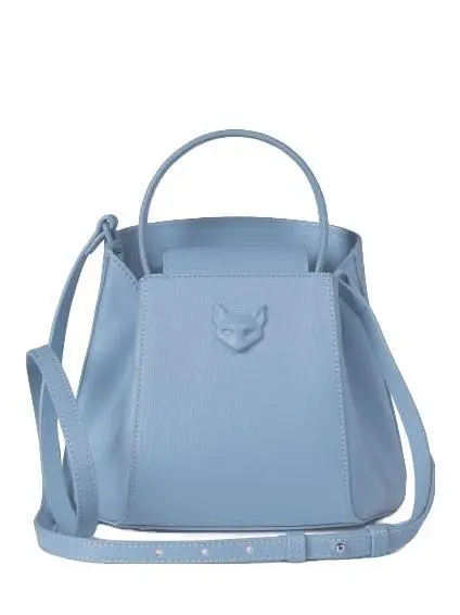 DESERI Rosa Mini Monochrome Handbag - Light Blue