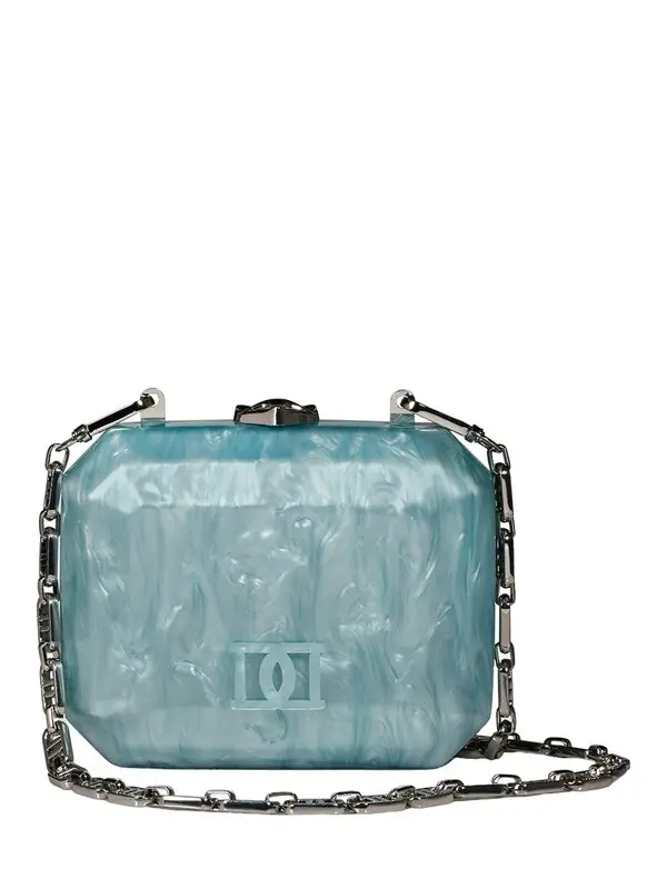 DESERI Diva Crossbody Clutch - Sky  Blue