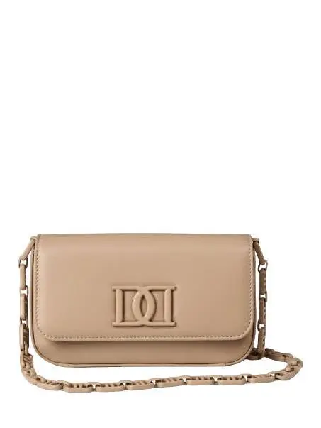DESERI Sarah Crossbody Belt Bag In Spanish Calf Leather - Desert