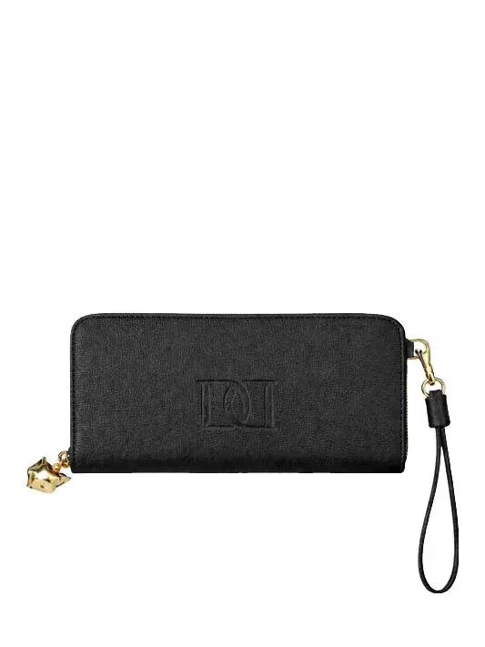 DESERI Paris Saffiano Leather Wallet - Black