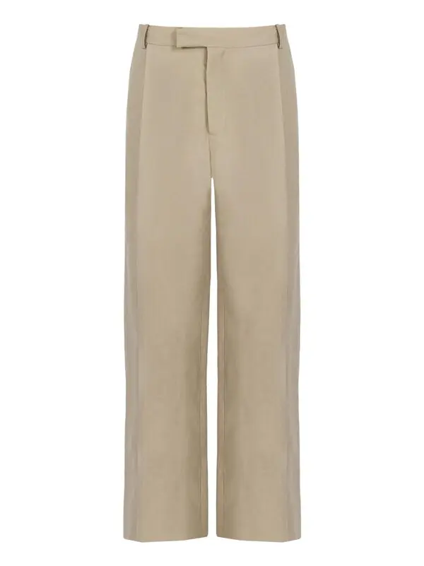 FERRAGAMO Relaxed Tailored Trouser - Beige