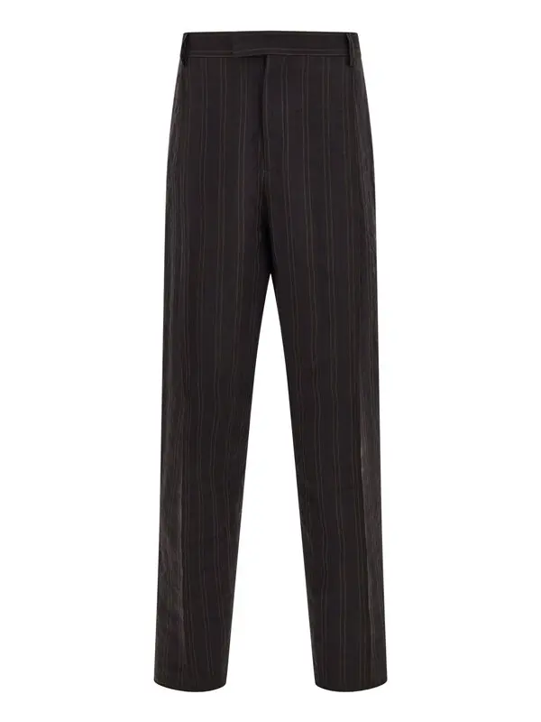 FERRAGAMO Relaxed Tailored Trouser - Brown