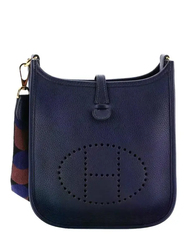 Hermès Evelyne Tpm Crossbody Bag Gen Iii Maurice - Blue