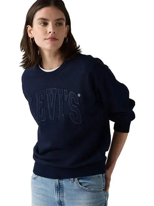 LEVI'S Graphic Heritage Crew Sweatshirt - Indigo