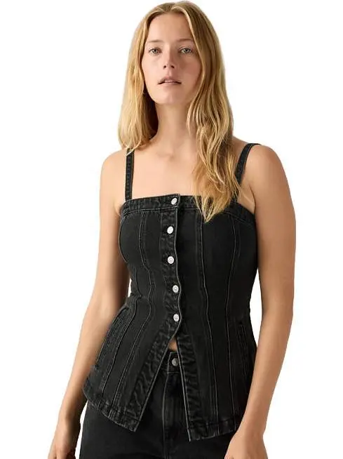 LEVI'S Tailored Bustier Top - Open Mind