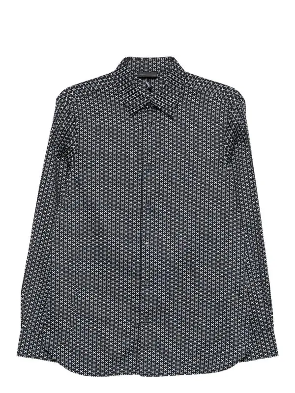 Emporio Armani Cotton Shirt - Blue
