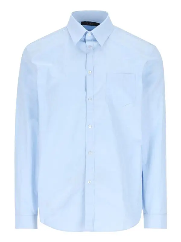 Gucci Cotton Shirt - Sky Blue