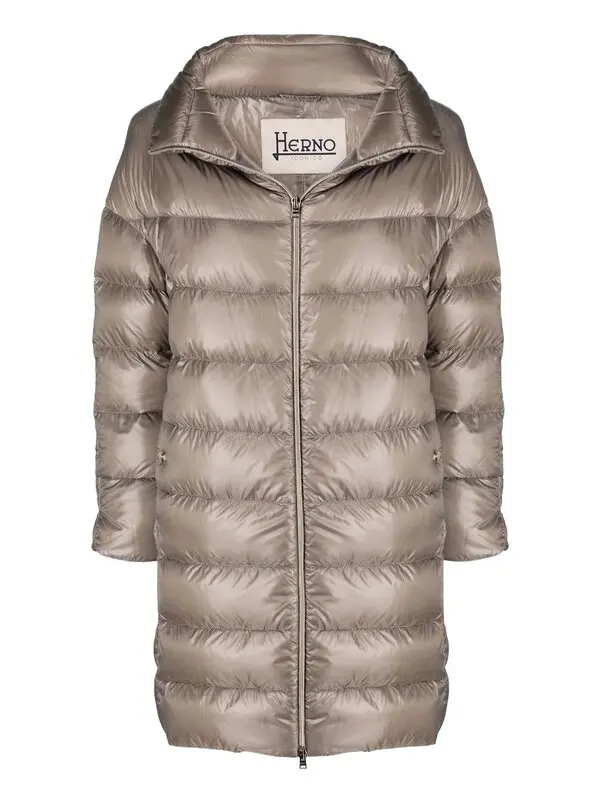 Herno Matilde Midi Down Jacket - Grey