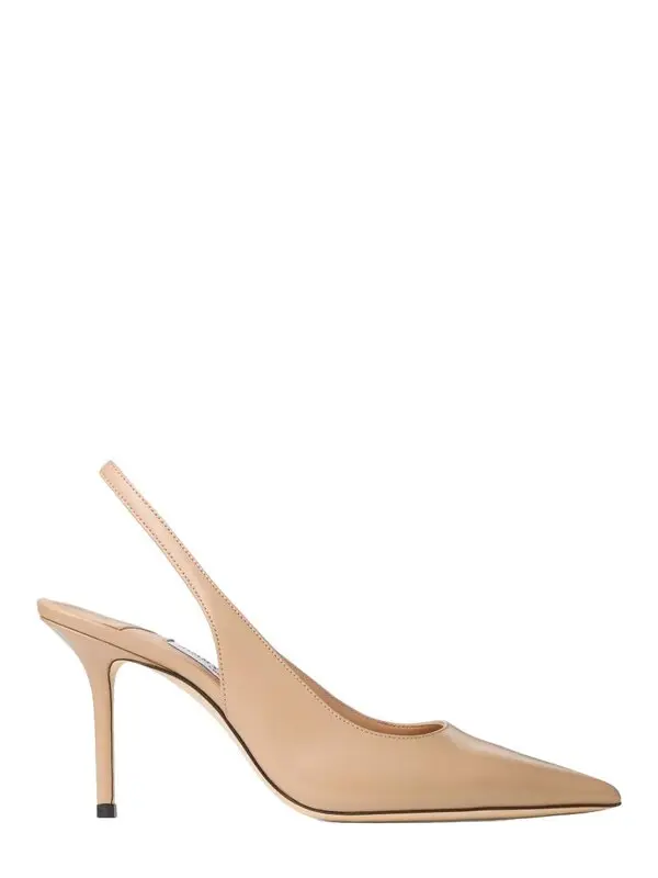 JIMMY CHOO Love Leather Slingback Pumps - Beige