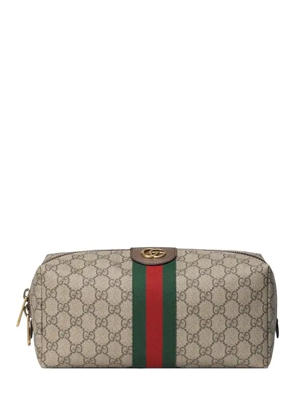 Gucci Ophidia Gg Necessaire - Brown