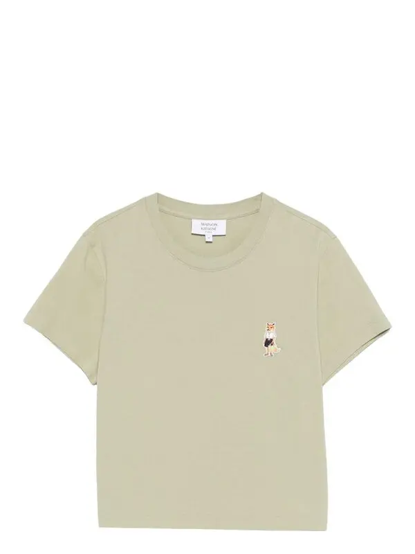 Maison Kitsuné Dressed Fox Cotton T-shirt - Green