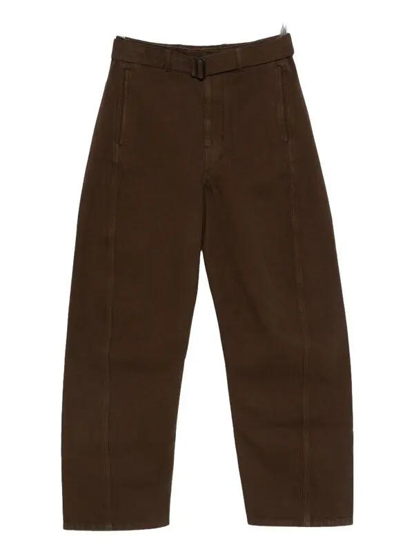 LEMAIRE Twisted Cotton Jeans - Brown