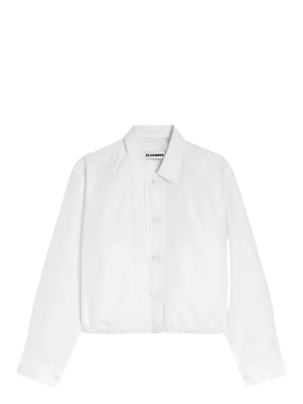 JIL SANDER Cropped Blouson Jacket - White
