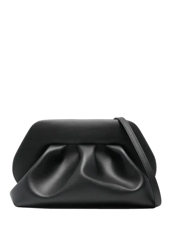 THEMOIRE Bios Medium Vegan Leather Clutch - Black