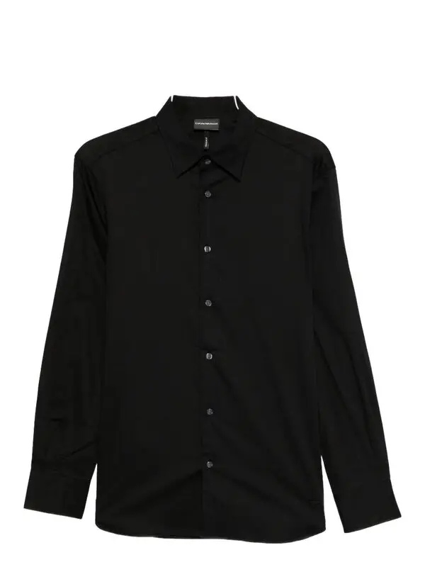 Emporio Armani Cotton Shirt - Black