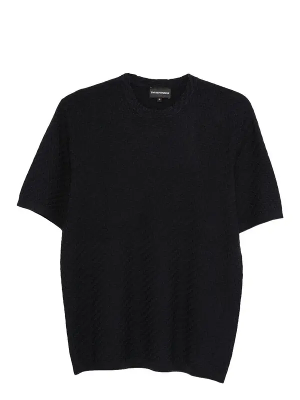 Emporio Armani Knitted T-shirt - Blue