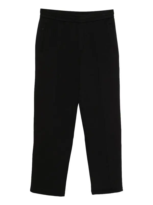 Emporio Armani Cotton Sweatpants - Black