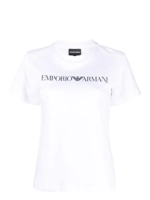 Emporio Armani Logo Cotton T-shirt - White