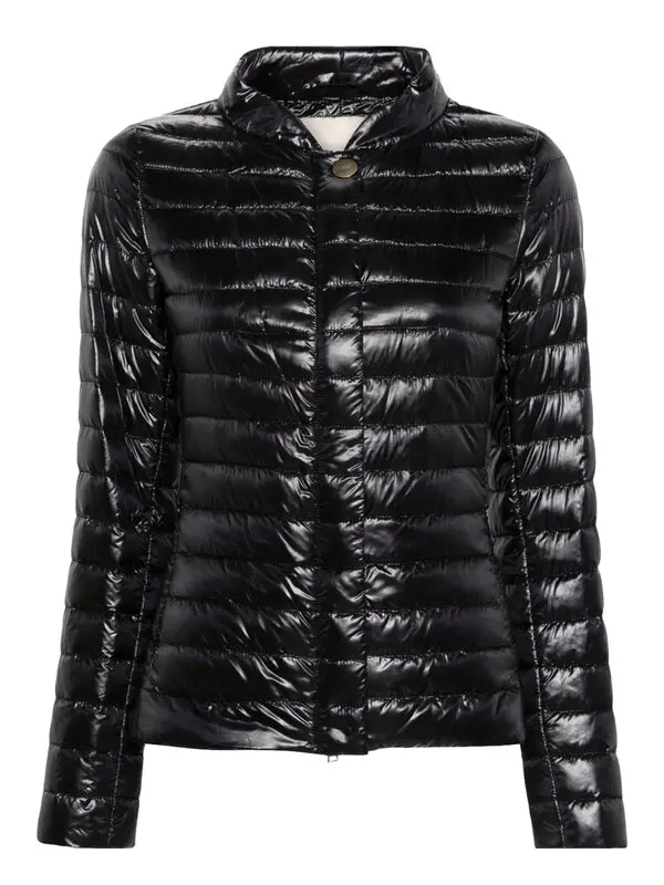 Herno Nylon Short Down Jacket - Black
