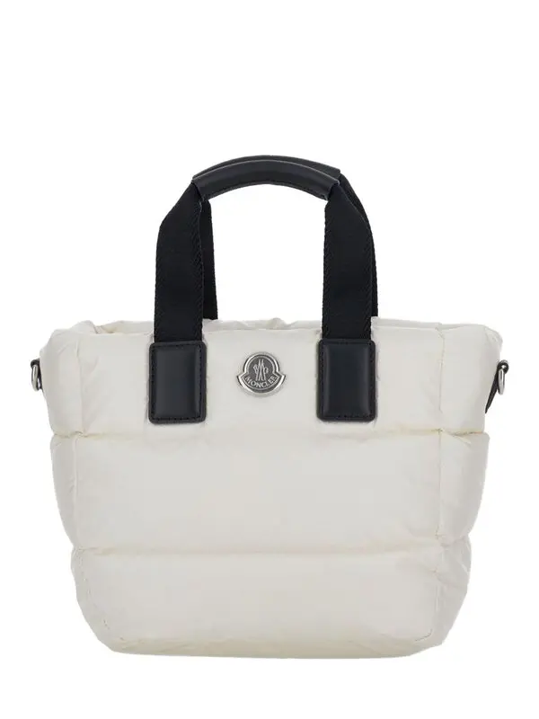 Moncler Caradoc Nylon Mini Tote - White