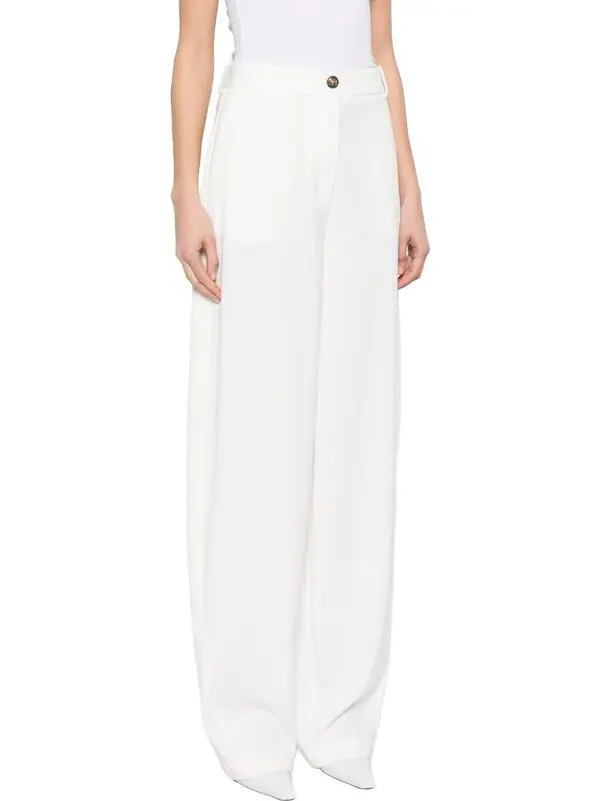Elisabetta Franchi Wide-leg Trousers - White