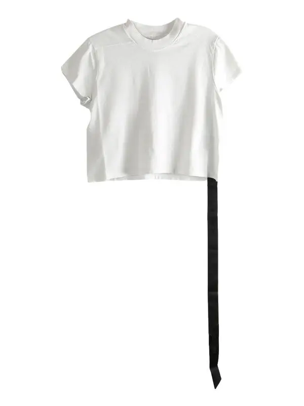 Rick Owens Cotton Cropped T-shirt - White