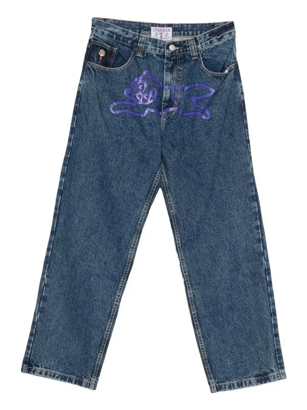 ICECREAM Running Dog Denim Jeans - Blue