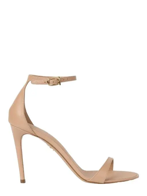 FERRAGAMO Strappy Stiletto Sandal - Natural