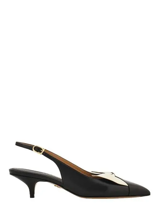 FERRAGAMO Soft Bow Slingback - Gold