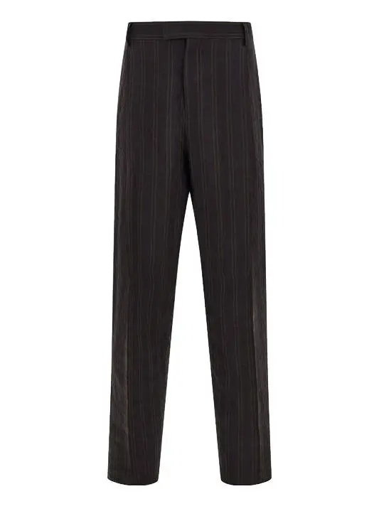 FERRAGAMO Relaxed Tailored Trousers - Red