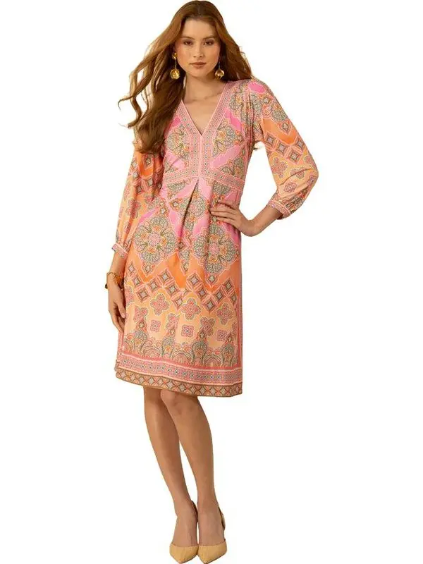 Hale Bob Seven Jersey Midi Dress - Pink
