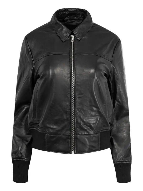 R13 Berlin Leather Jacket - Black