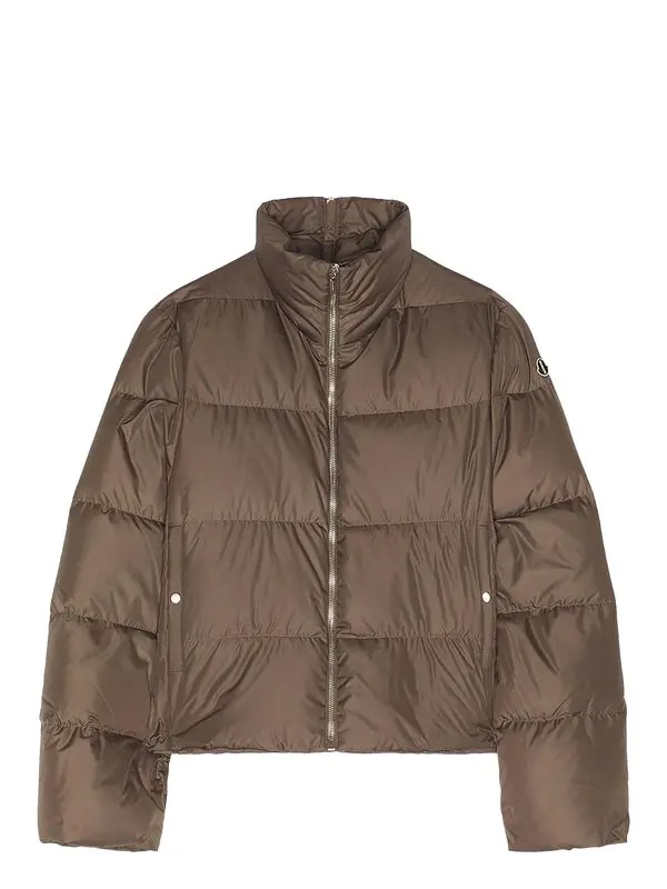 Rick Owens X Moncler Woven Cyclopic Jacket - Brown