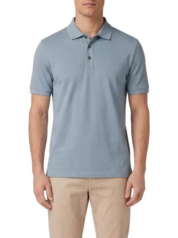 BOSS Cotton Polo Shirt - Blue 1