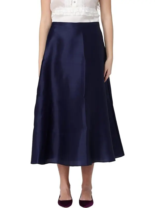 Alberta Ferretti A-line Skirt - Blue