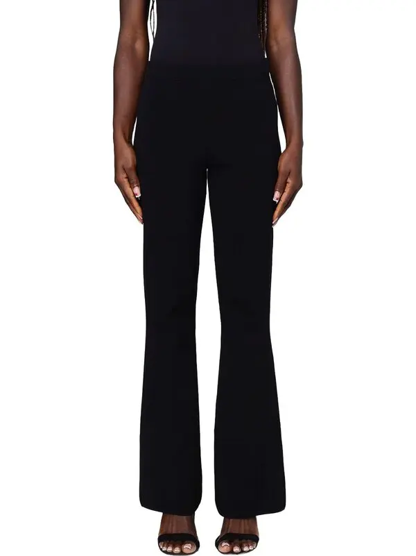 TWINSET Knit Flared Trousers - Black