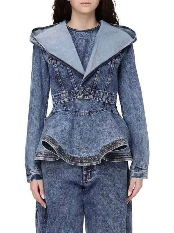 Alaïa Jacket - Gnawed Blue