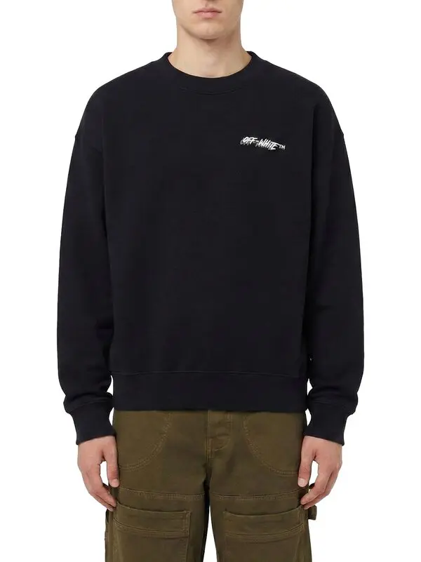 Off-White Crewneck Sweatshirt - Black