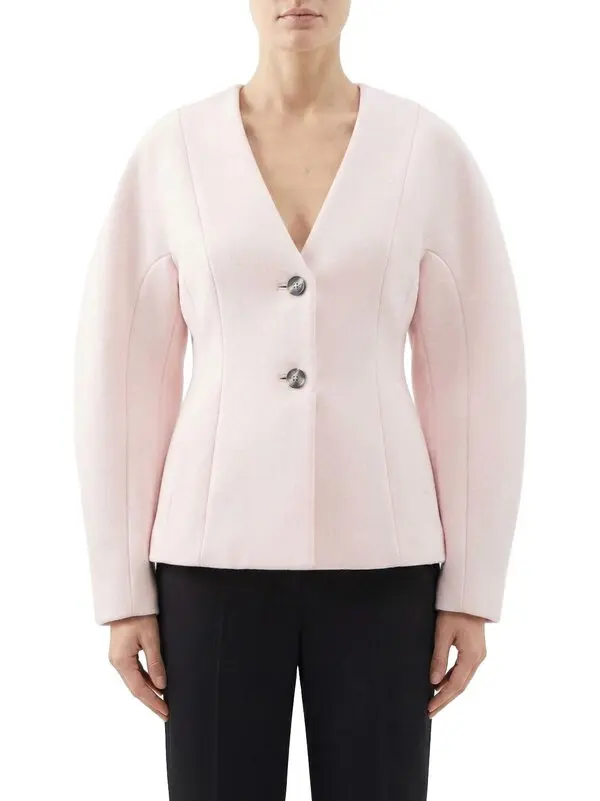 GANNI Classic Blazer - Pink