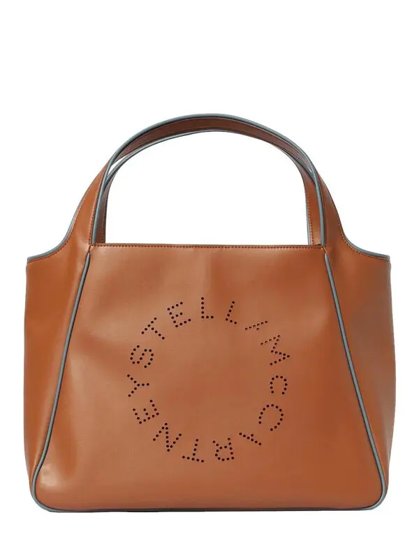 Stella McCartney Faux Leather Tote Bag - Brown
