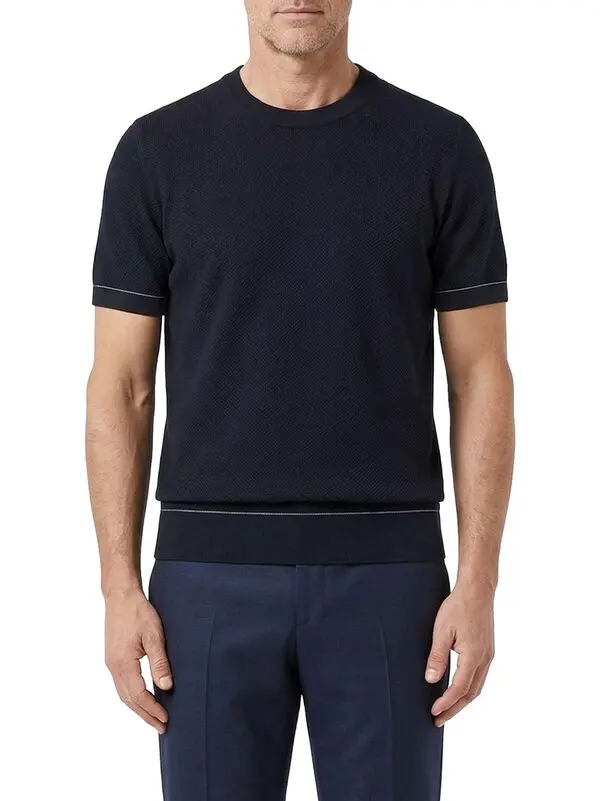 Brioni Basic Cotton T-shirt - Blue