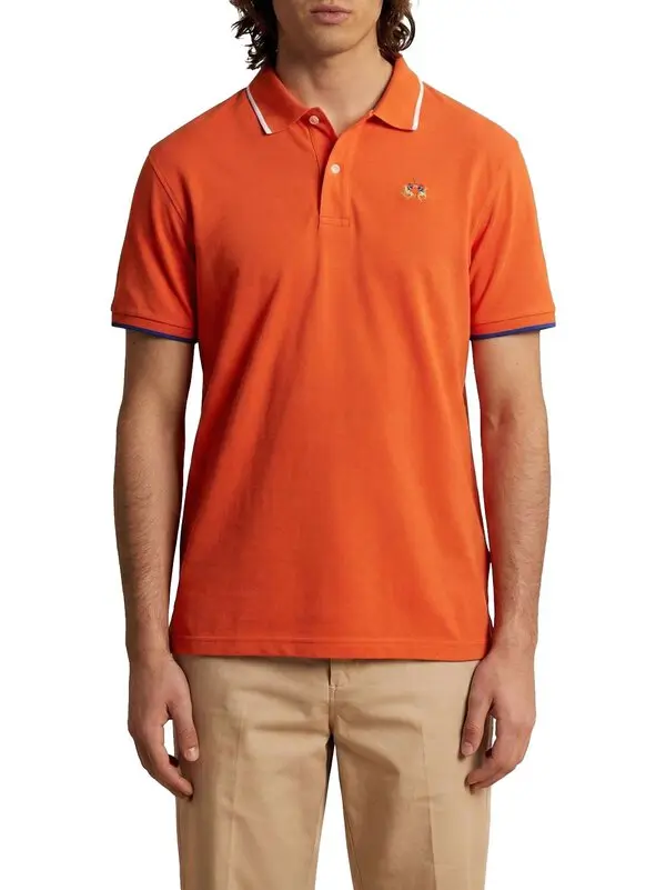 LA MARTINA Polo Shirt - Coral