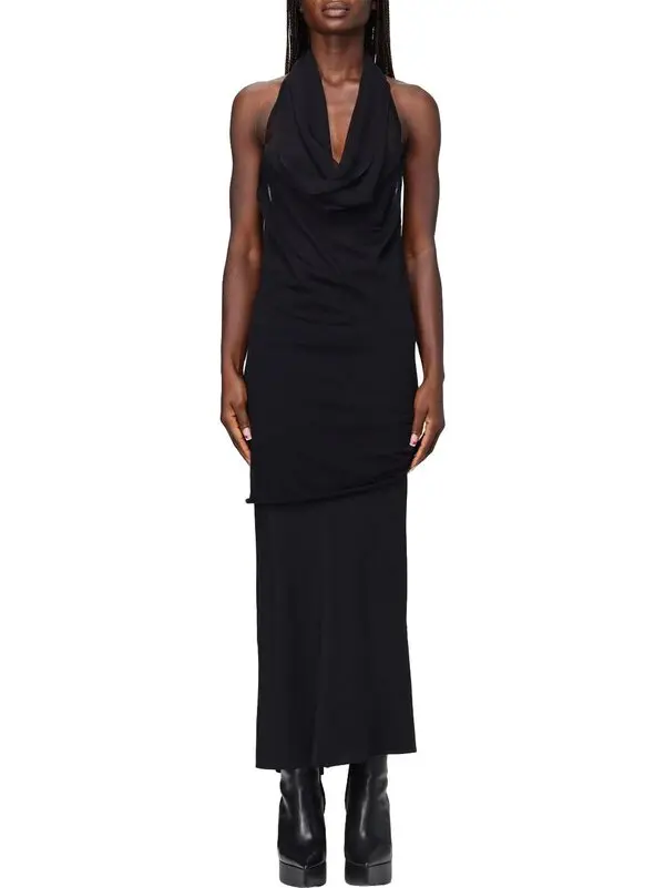 Rick Owens Halter Neck Off-the-shoulder Top - Black
