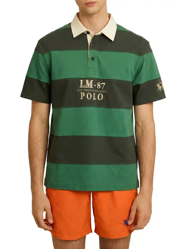 LA MARTINA Polo Shirt - Forest Green