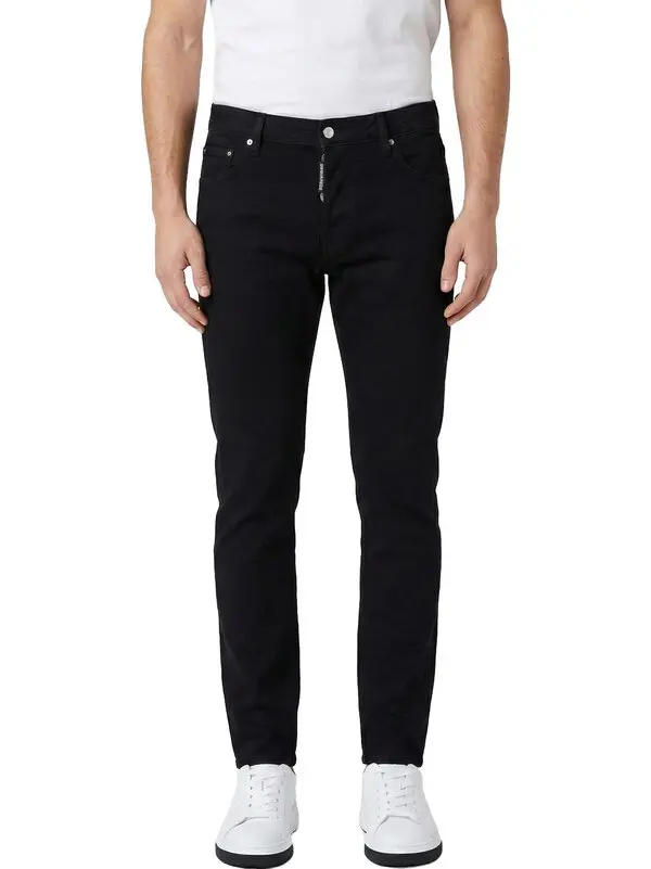 Dsquared2 Skinny Fit Stretch Denim Jeans - Black