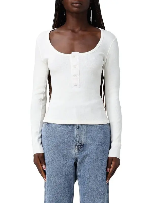 Chloé Pullover Sweater - White
