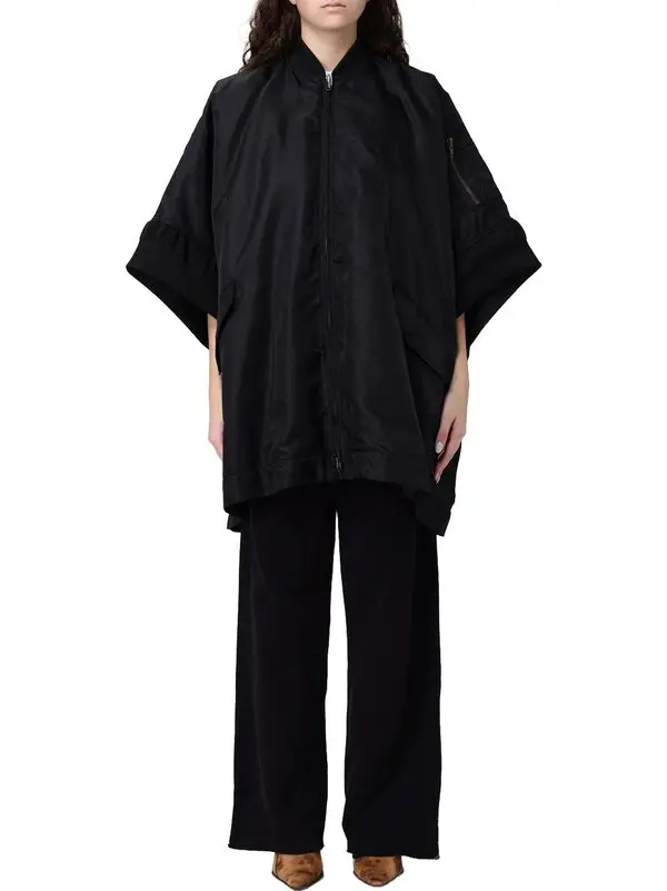 MAISON MARGIELA Nylon Cape Jacket - Black