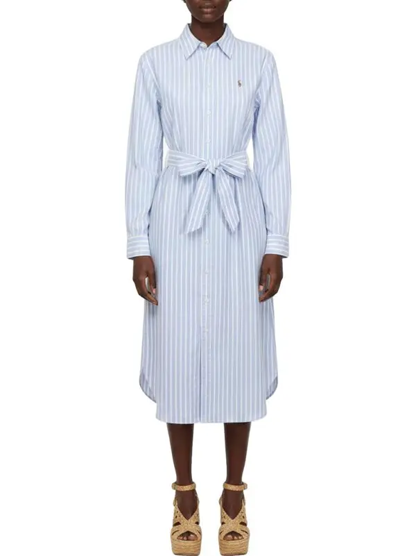 Polo Ralph Lauren Striped Shirt Dress - Blue