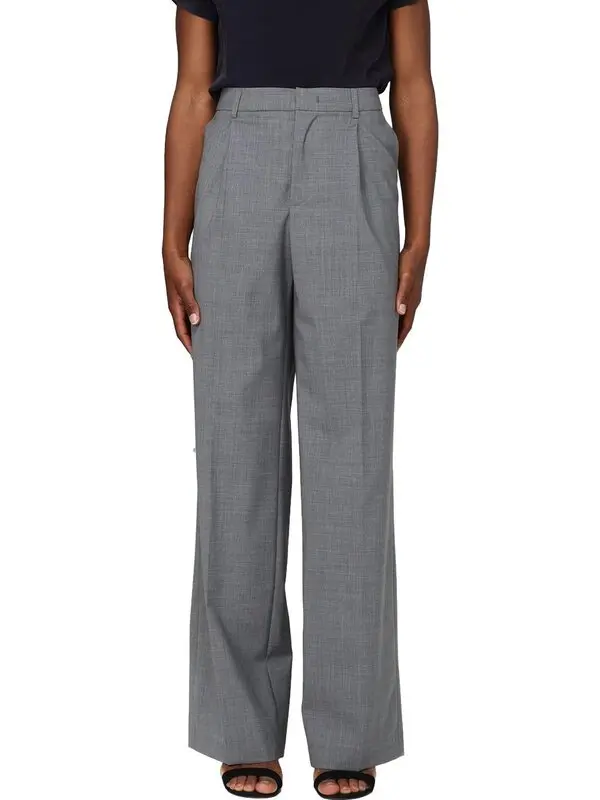 PT TORINO Wide Leg Trousers - Grey